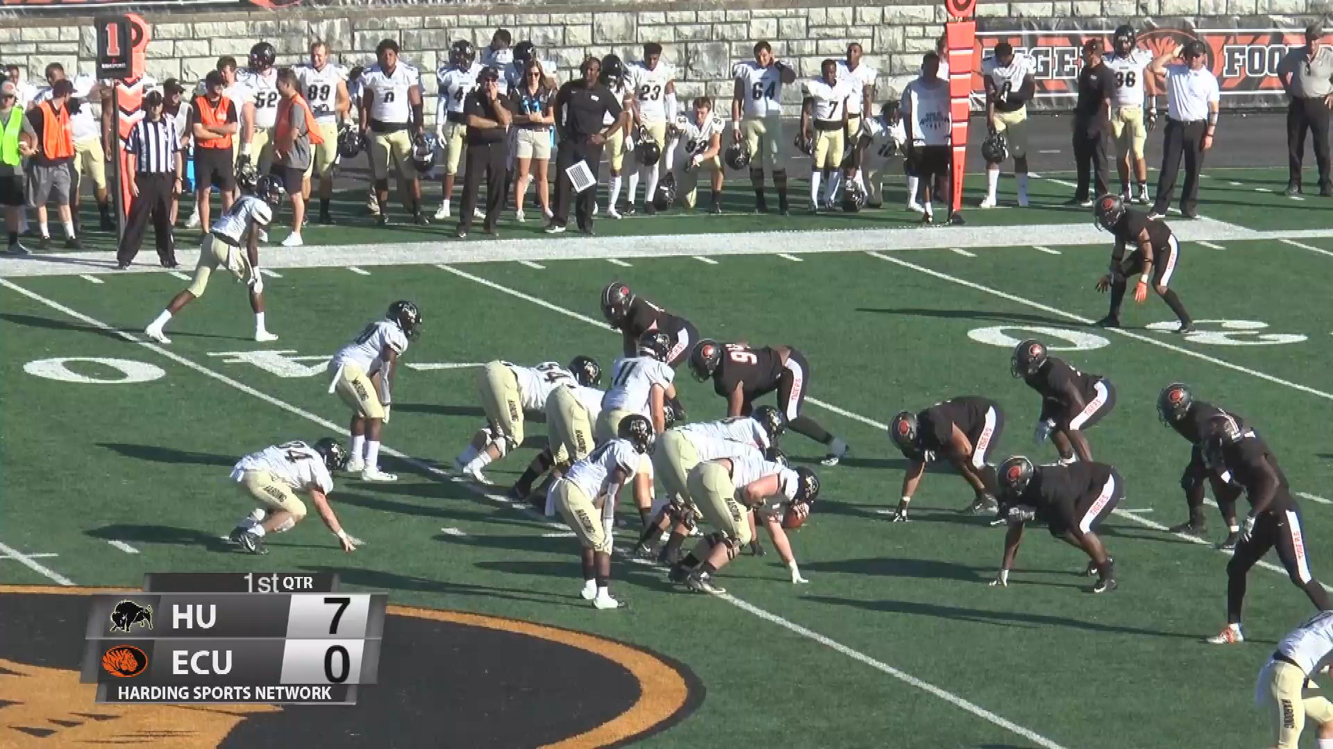 Harding University Football vs East Central 10/27/2018