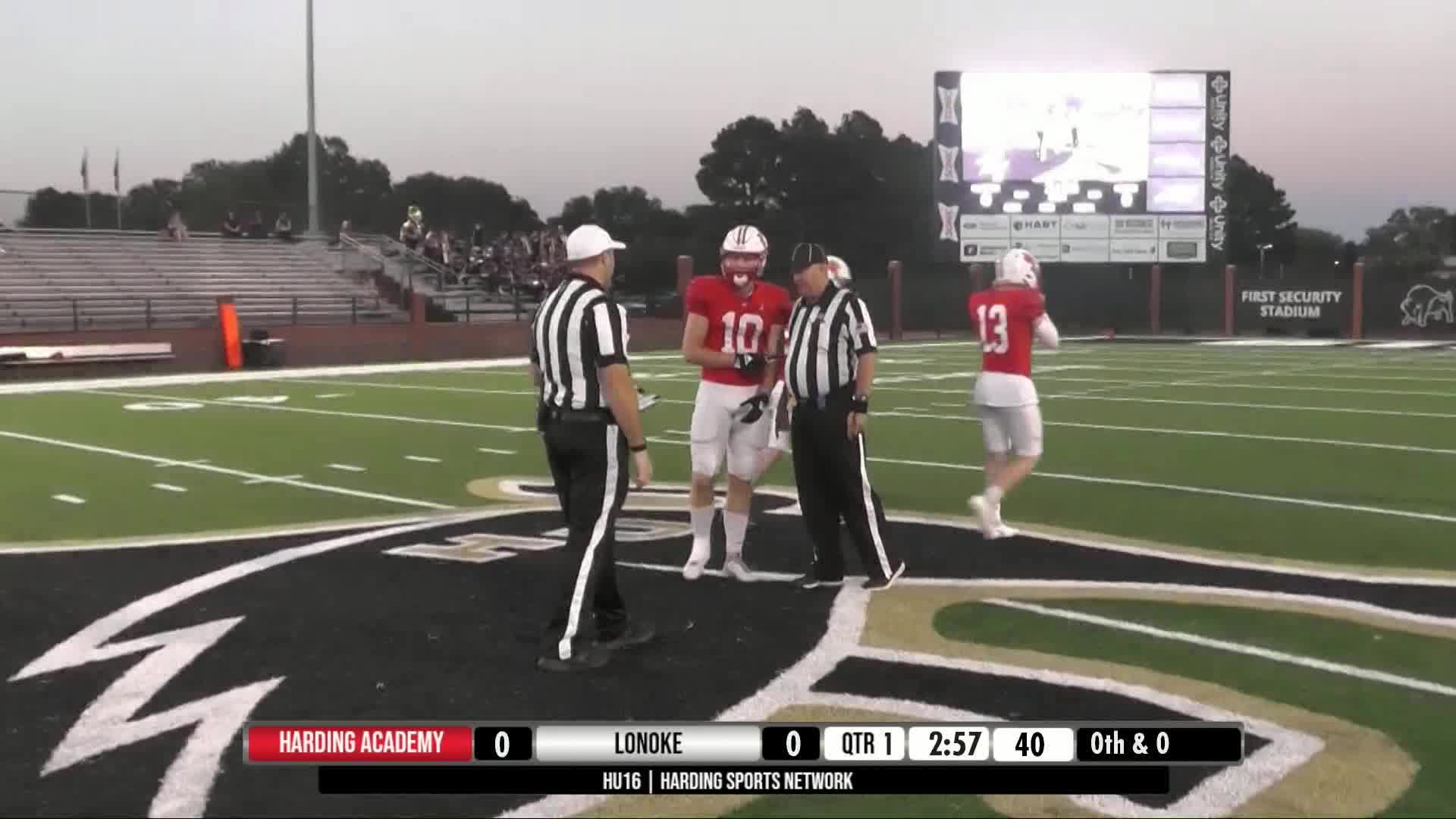 Harding Academy Football vs Lonoke 9/29/2023